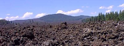 Views of the Burnt Lava Flow